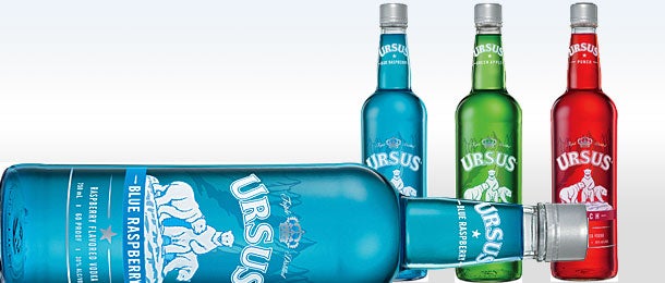 Diageo’s Ursus Vodka Is Flavored, Colorful, and Bossy