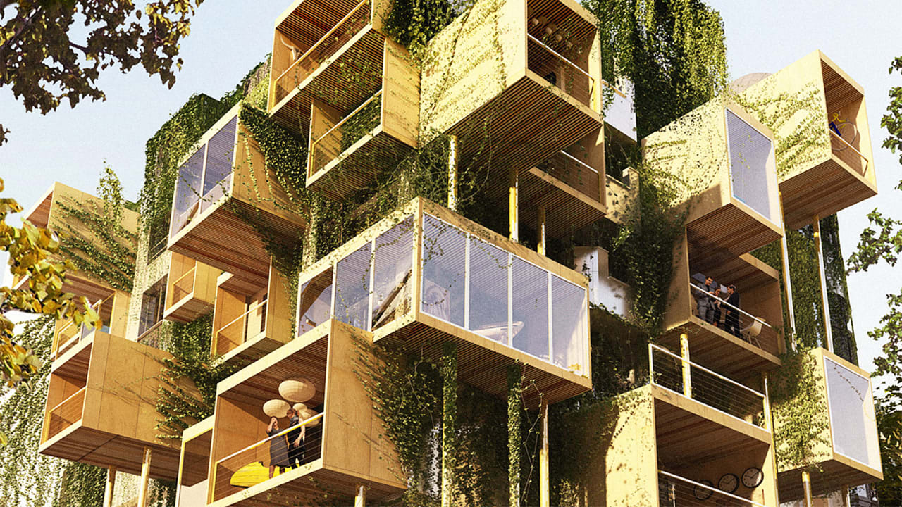 Covering These Apartments In “Parasitic” Additions Saves Energy And ...